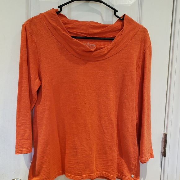 neon buddha | Tops | Neon Buddha Orange Blouse Size Small | Poshmark